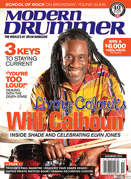 November 2016 Issue – Volume 40 • Number 11 - Modern Drummer Magazine