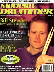 March 1996 Volume 20 Number 3 Modern Drummer Magazine