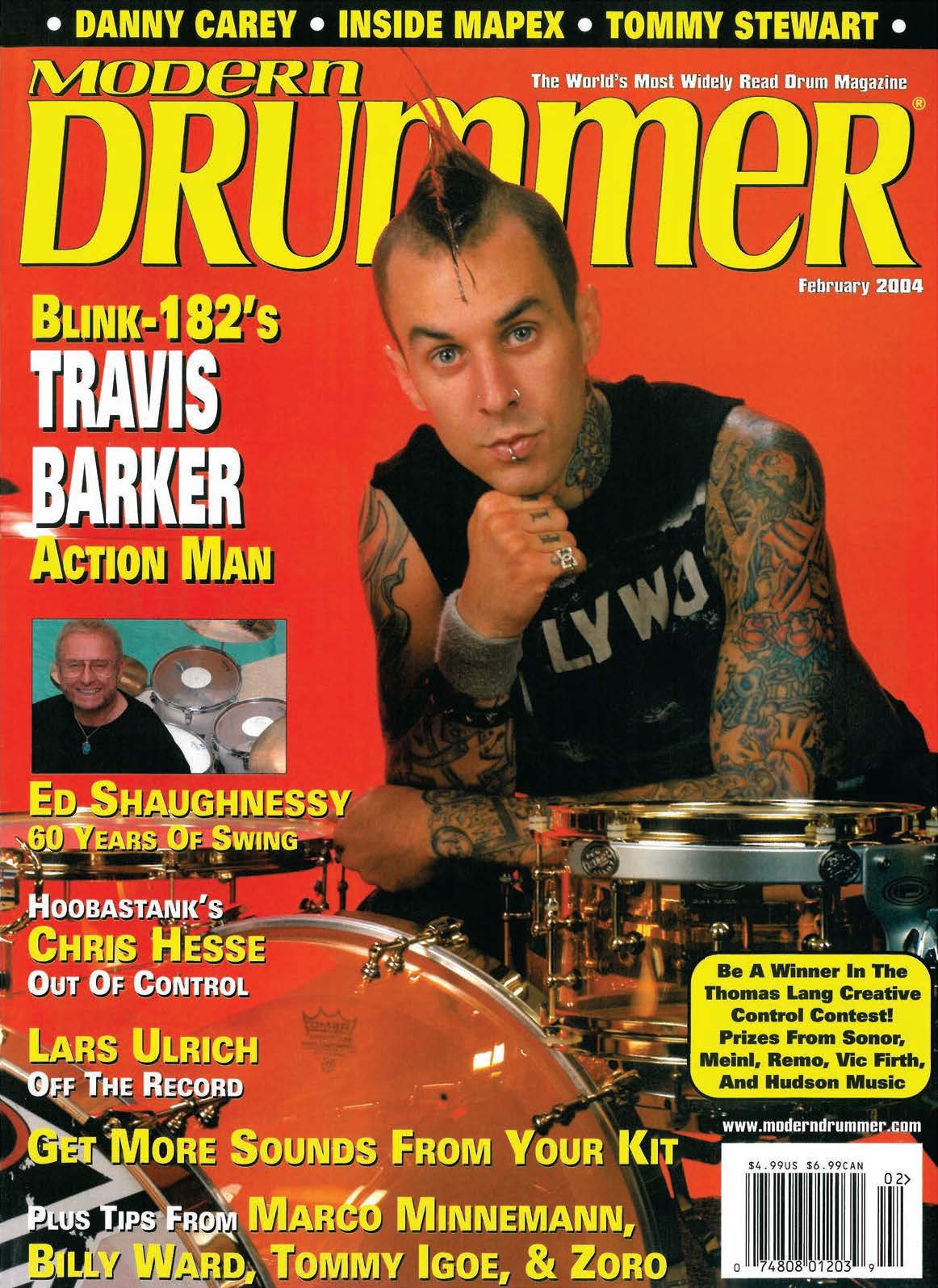 Travis Barker - Drummer | Modern Drummer Magazine Travis Barker - Drummer | Modern Drummer Magazine