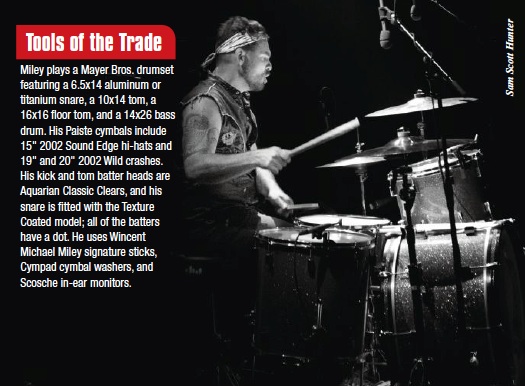 Michael Miley - Modern Drummer Magazine