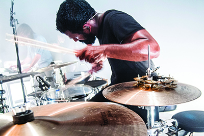 Phoenix’s Thomas Hedlund - Modern Drummer Magazine