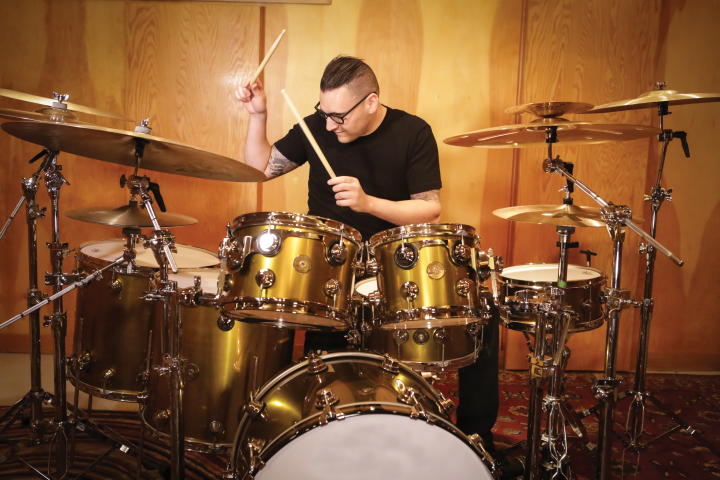 On the Cover - Gil Sharone - Modern Drummer Magazine