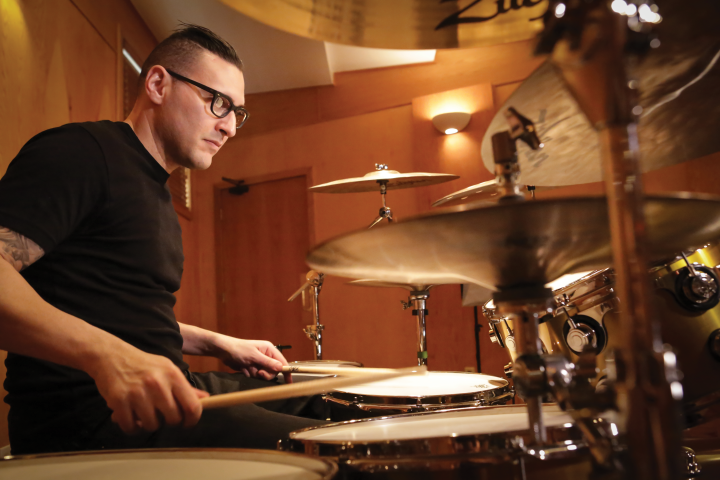 On the Cover - Gil Sharone - Modern Drummer Magazine