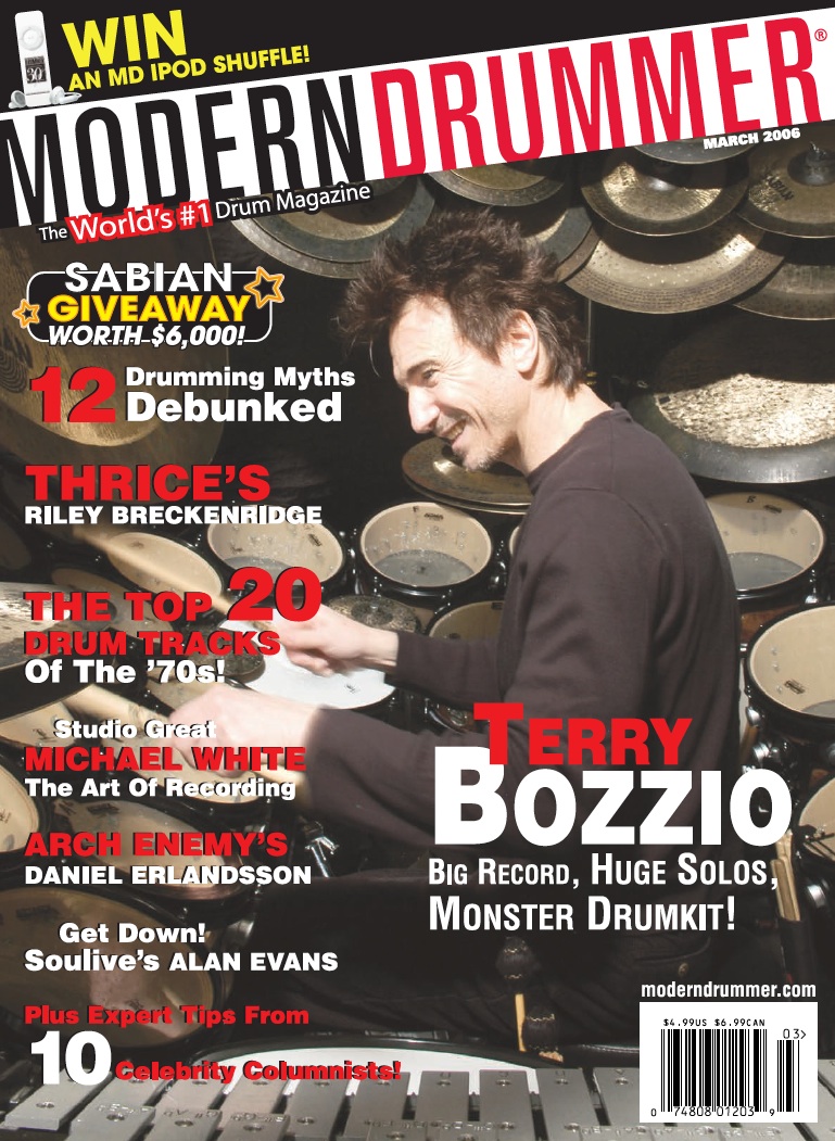 March 2006 - Volume 30 • Number 3 - Modern Drummer Magazine