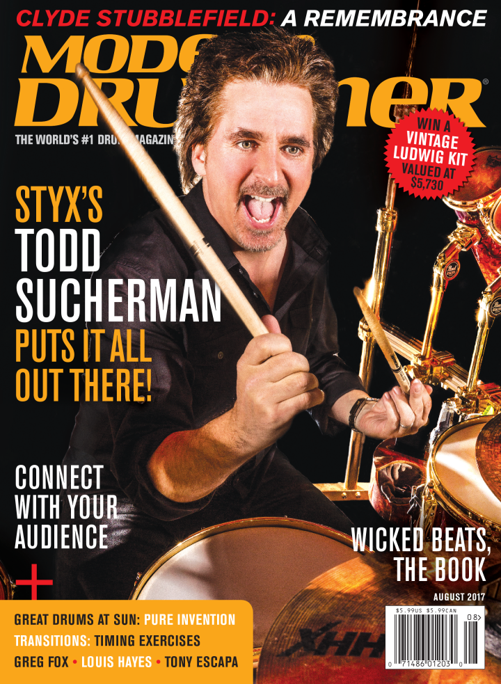 August 2017 Issue – Volume 41 • Number 8 - Modern Drummer Magazine
