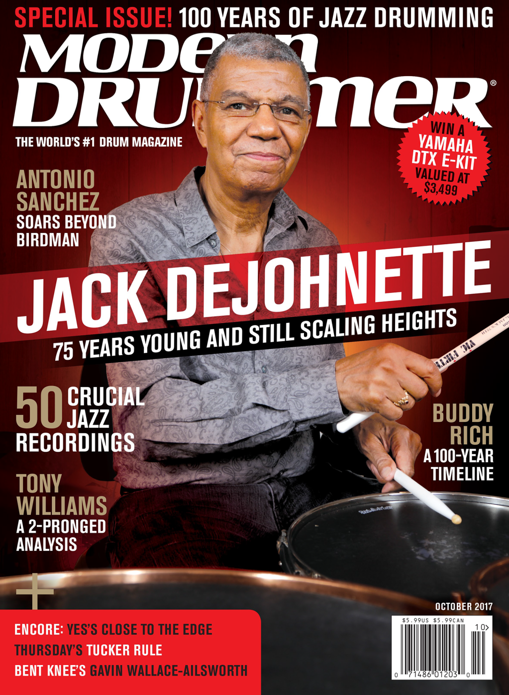 October 2017 Issue – Volume 41 • Number 10 - Modern Drummer Magazine