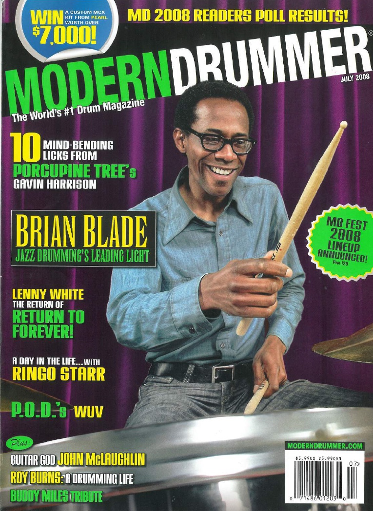 July 2008 - Volume 32 • Number 7 - Modern Drummer Magazine