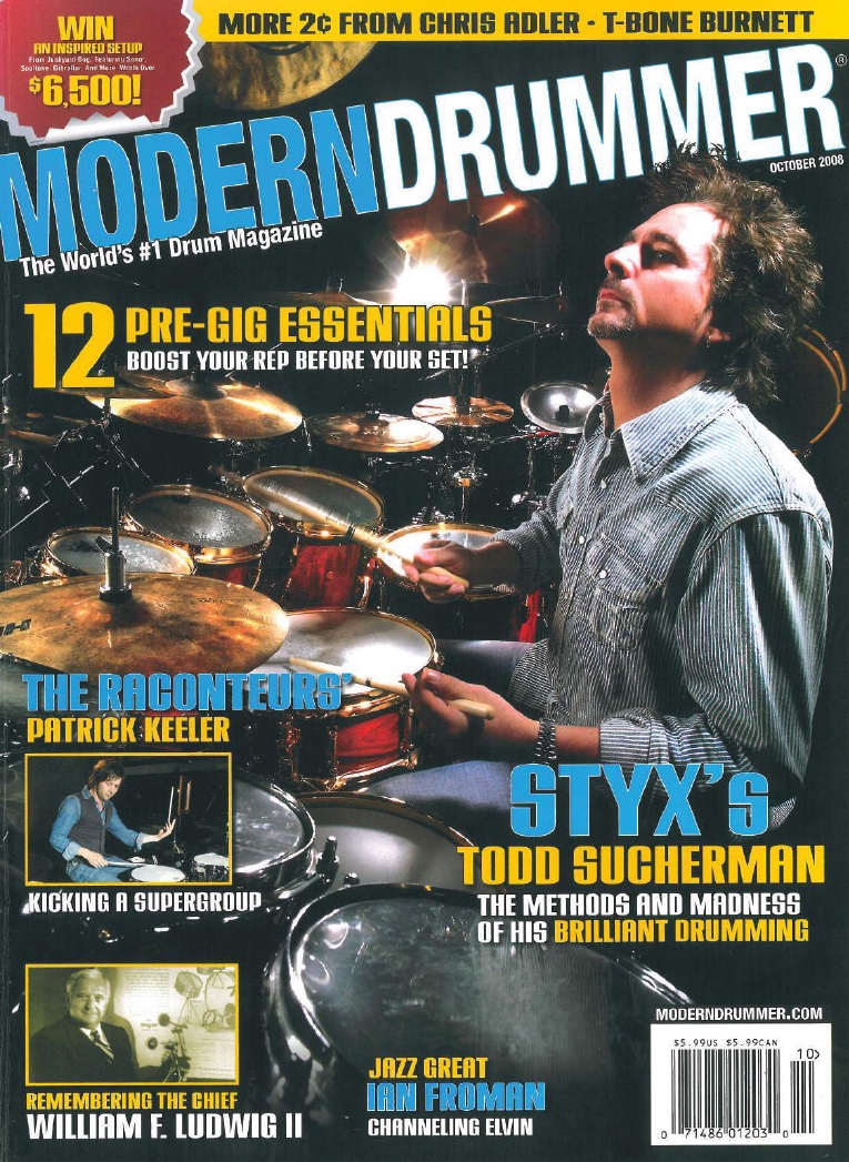 October 2008 - Volume 32 • Number 10 - Modern Drummer Magazine