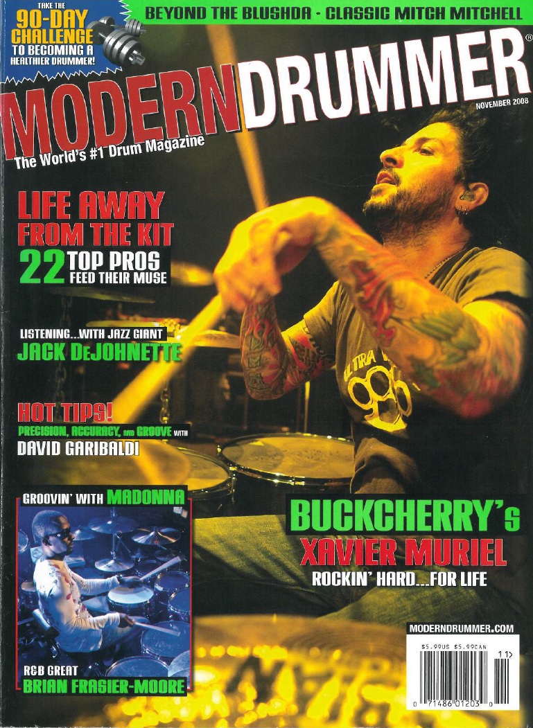 November 2008 - Volume 32 • Number 11 - Modern Drummer Magazine