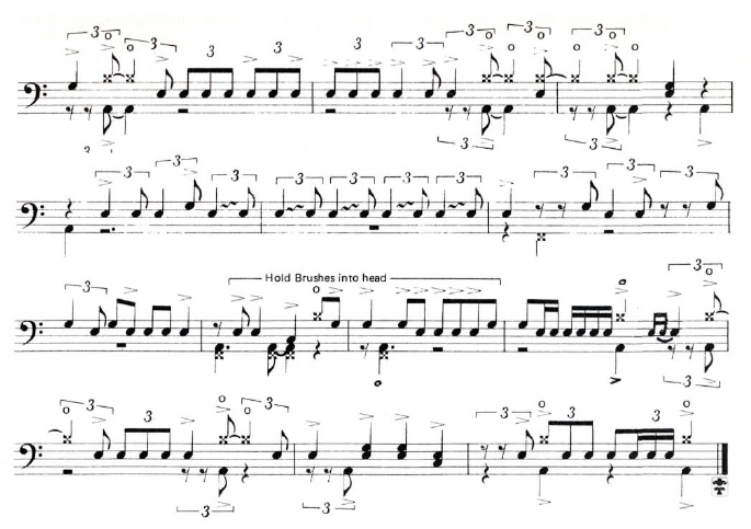 Mel Lewis "Tiptoe" - Modern Drummer Magazine