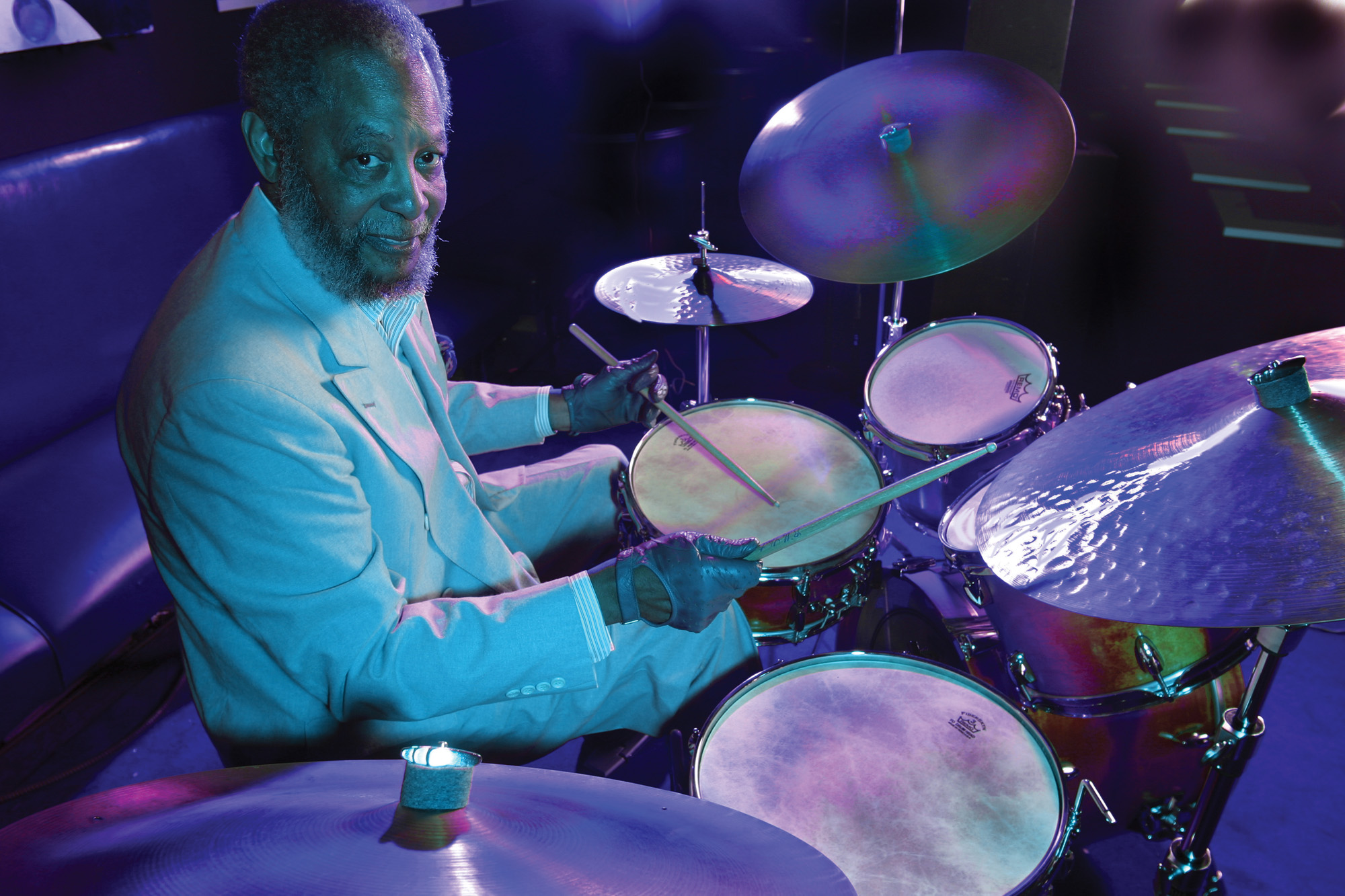 Ben Riley, Pat Torpey and Z’EV - Modern Drummer Magazine