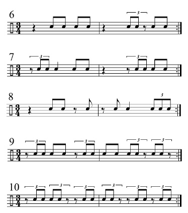 Improve Your Bottom Line — Part 2: Bass Drum Comping in 3/4 - Modern ...