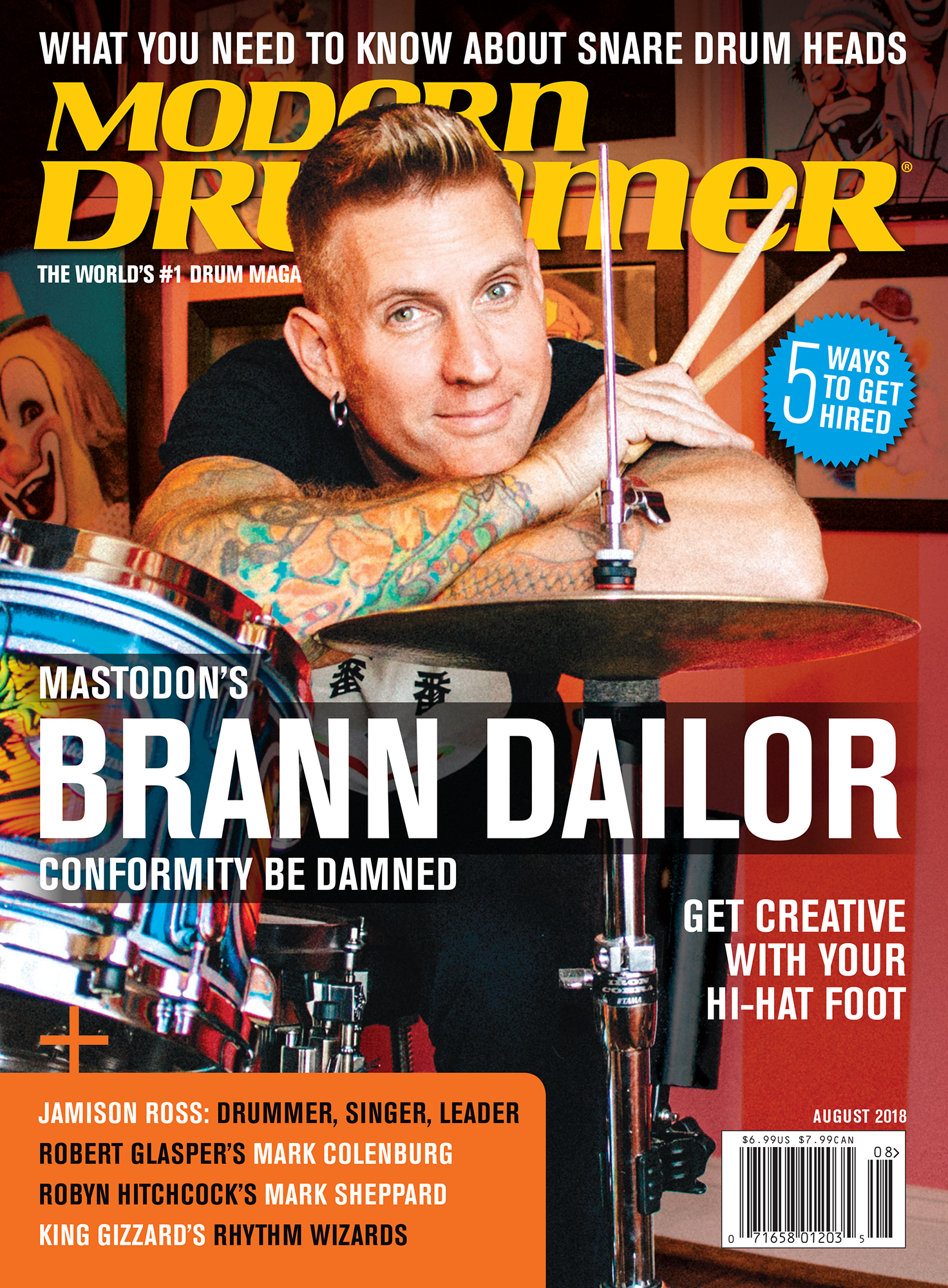 Mastodon’s Brann Dailor Touring Emperor of Sand - Modern Drummer Magazine