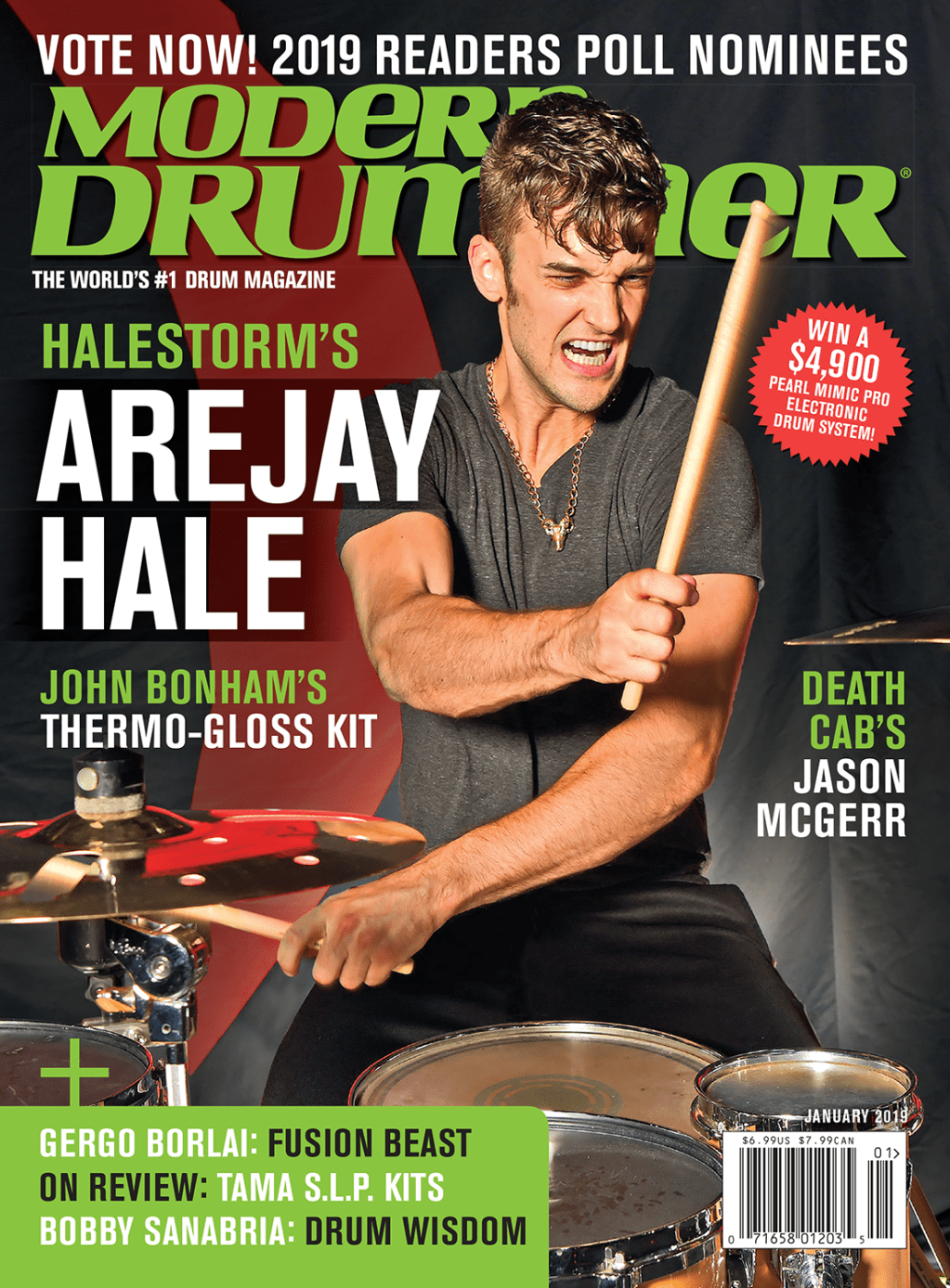 January 2019 Issue – Volume 43 • Number 1 - Modern Drummer Magazine