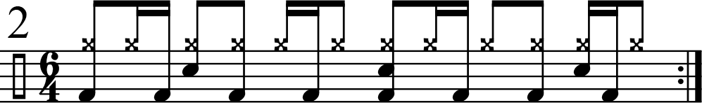 Polyrhythmic Bass Drum Workout - Modern Drummer Magazine