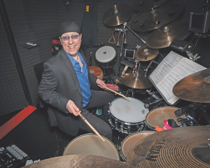 Larry Lelli of the Broadway Musical Come from Away - Modern Drummer ...