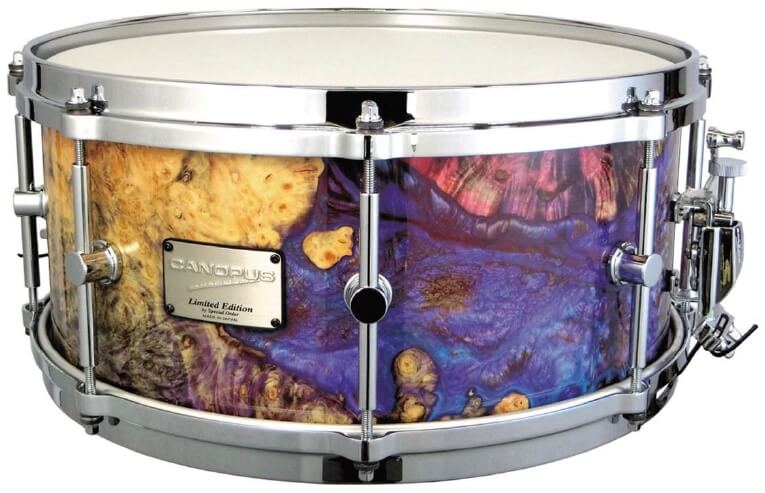 Canopus Stabilized Wood Snares - Modern Drummer Magazine
