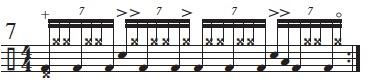 Septuplet Linear Patterns - Modern Drummer Magazine