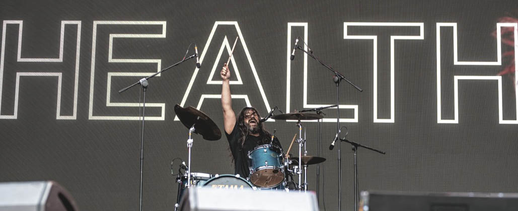BJ Miller with Health - Modern Drummer Magazine