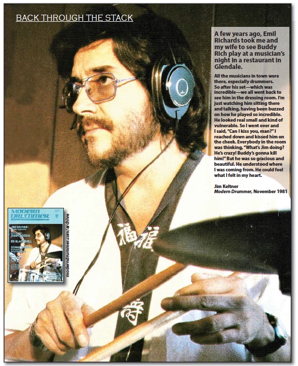 November 1981 — Jim Keltner - Modern Drummer Magazine