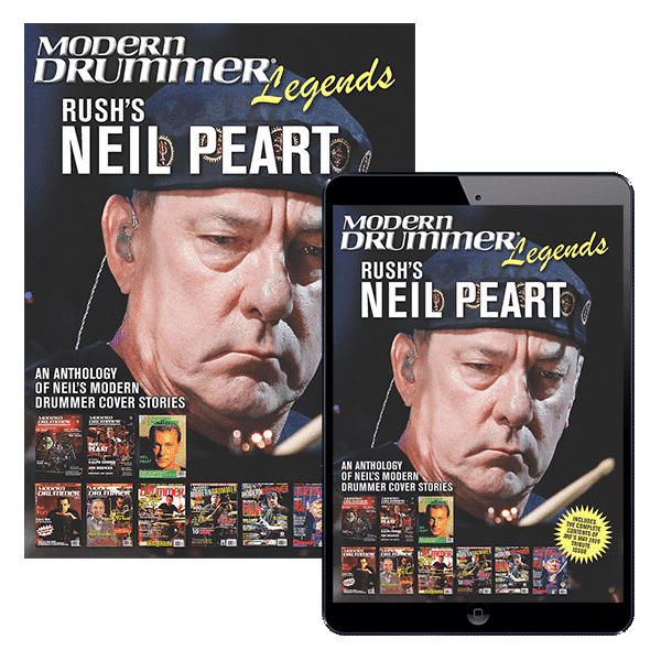 Neil Peart Book Bundle Digital + Print a Modern Drummer Legend