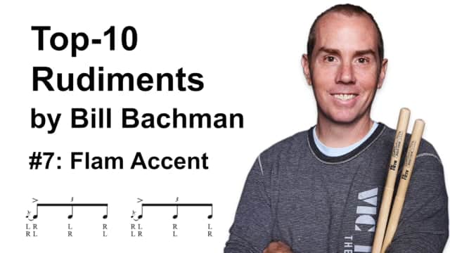 Bill Bachman: Top 10 Rudiments Part 7: Flam Accents - Modern Drummer ...