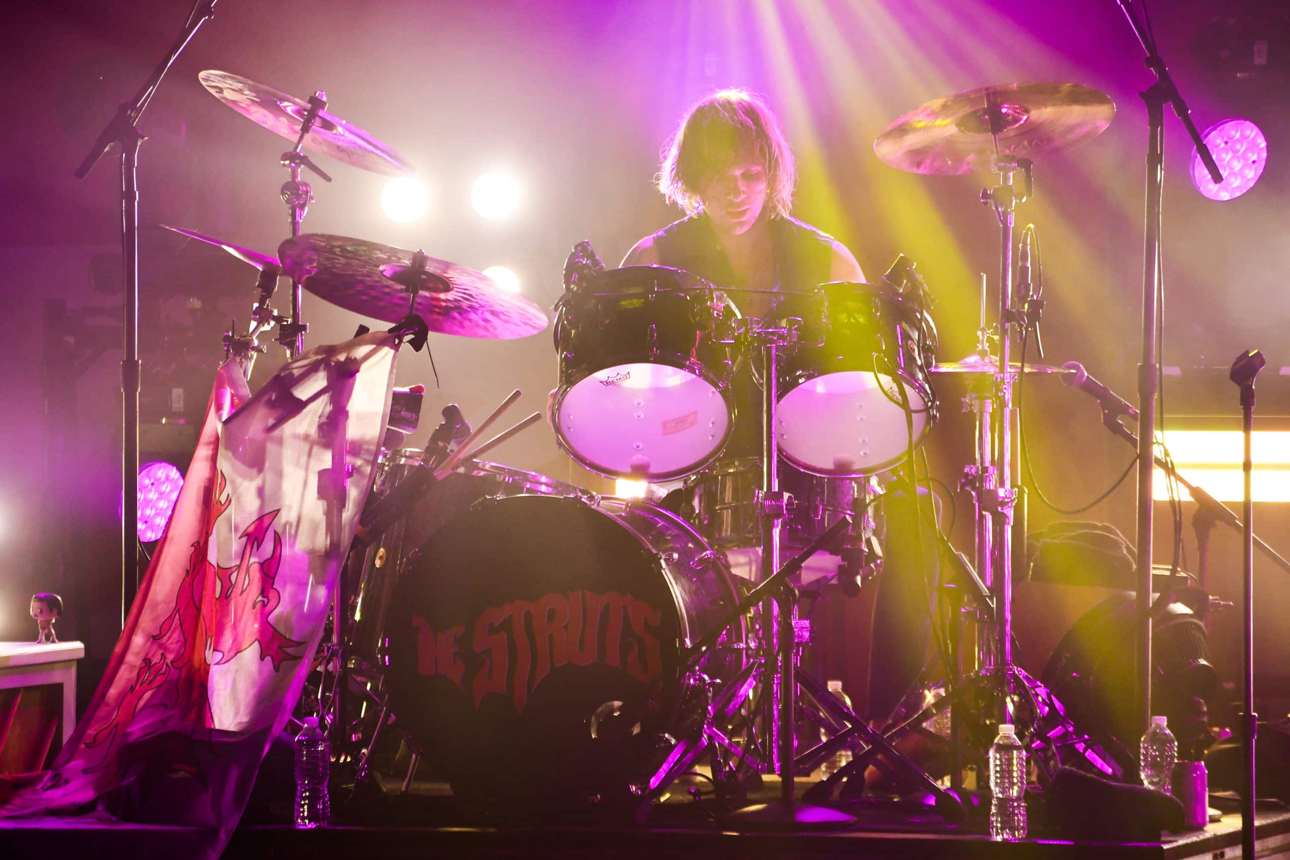 Gethin Davies of The Struts currently on tour checks in with MD to run ...