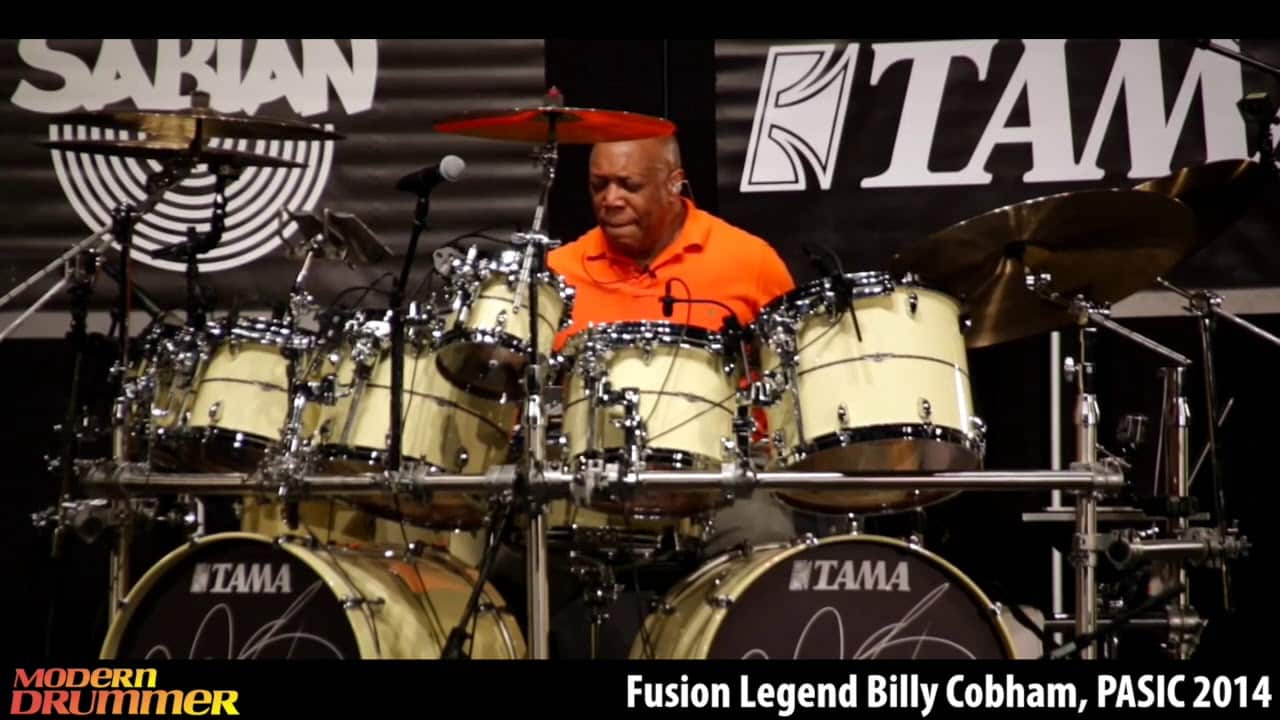 PASIC 2014: Fusion Legend Billy Cobham Drum Solo - Modern Drummer Magazine