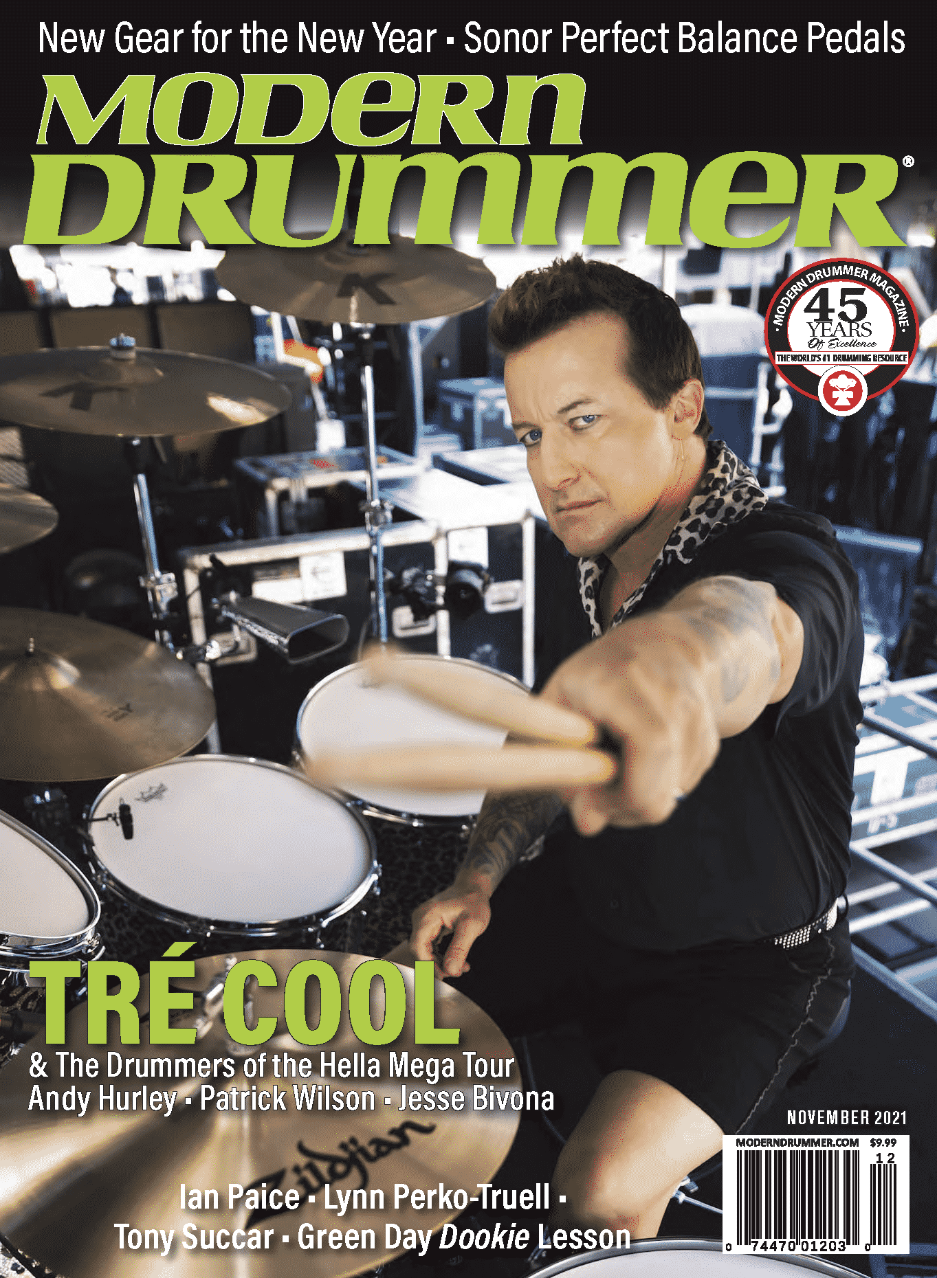 Modern Drummer Nov/Dec 2021 Issue - 45th Anniversary Edition - Modern ...