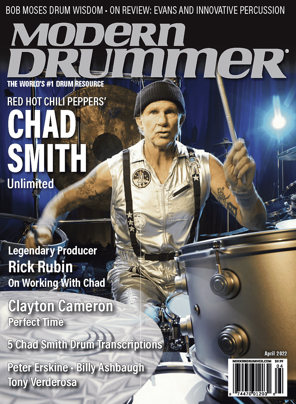 Modern Drummer March/April 2022 Issue - Chad Smith / Charly Alberti ...