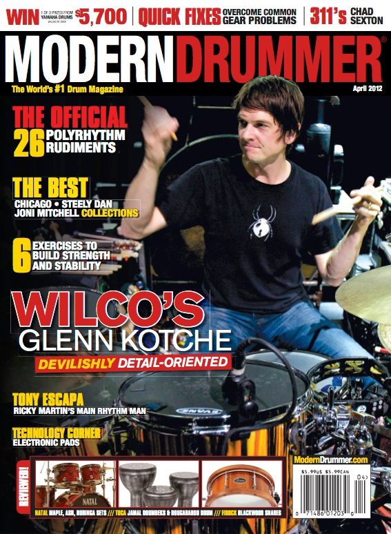 April 2012 Issue – Volume 37 • Number 4 - Modern Drummer Magazine