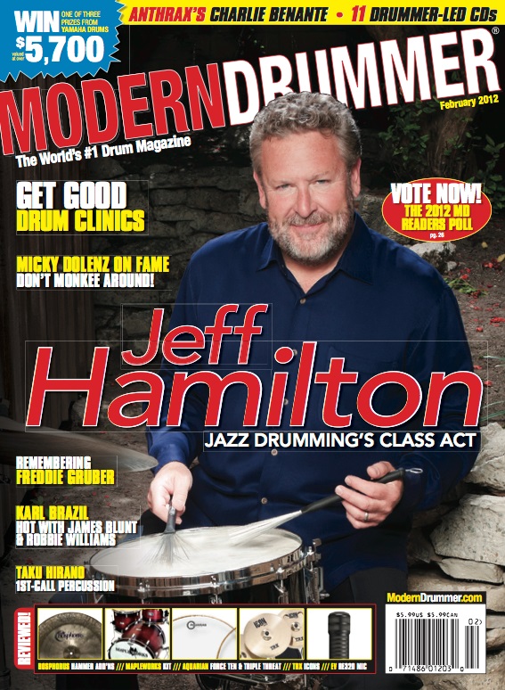 February 2012 Issue – Volume 37 • Number 2 - Modern Drummer Magazine