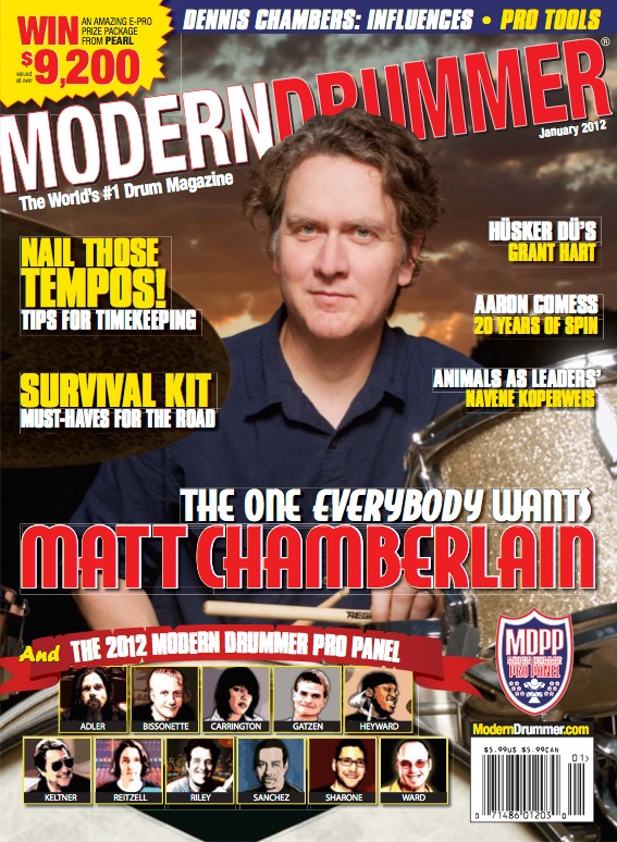January 2012 Issue – Volume 37 • Number 1 - Modern Drummer Magazine