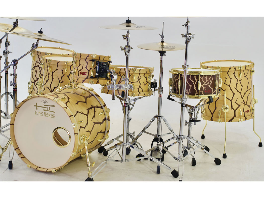 Taurus Lovely's "Crown of Thorns" Drum Kit