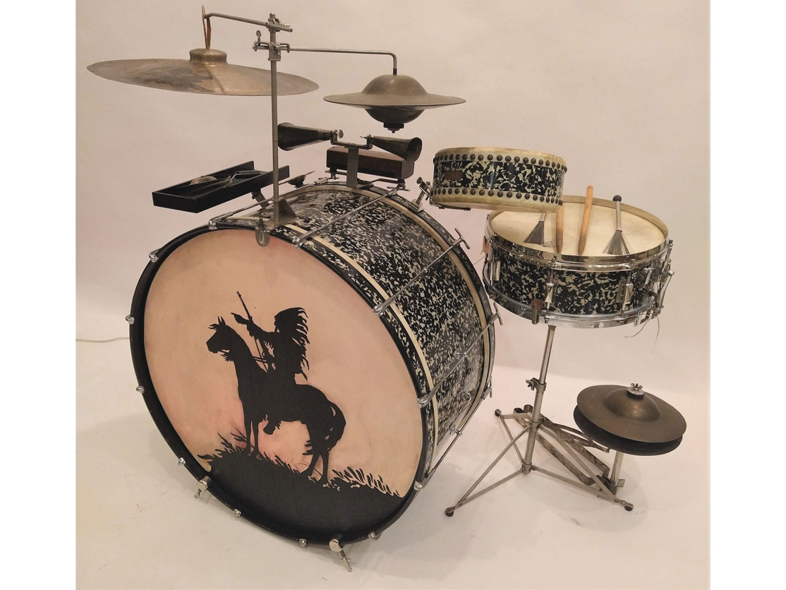 Walter G. Howe’s 1930’s Leedy Black Onyx Trap Set with Sentinel ...