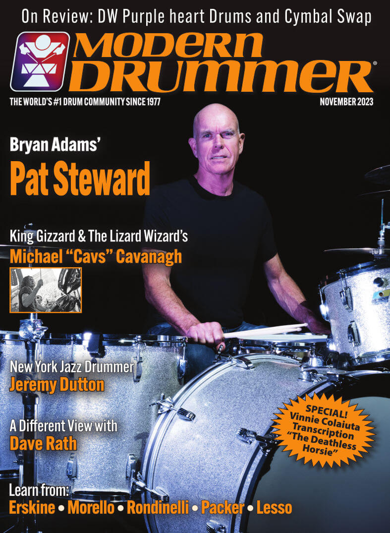 Pat Steward: Making Adjustments with Bryan Adams - Modern Drummer Magazine
