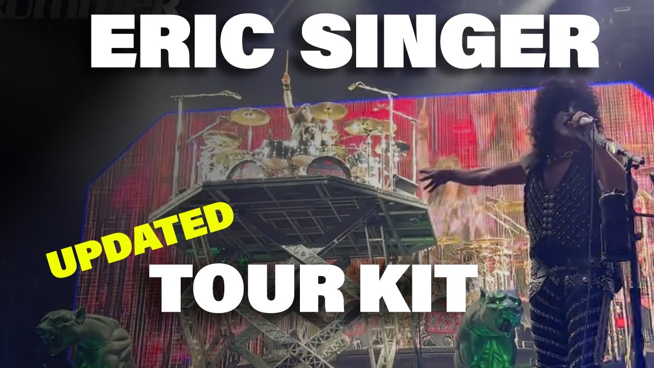 Eric Singer - KISS - Tour Kit Rundown LONDON! - Modern Drummer Magazine