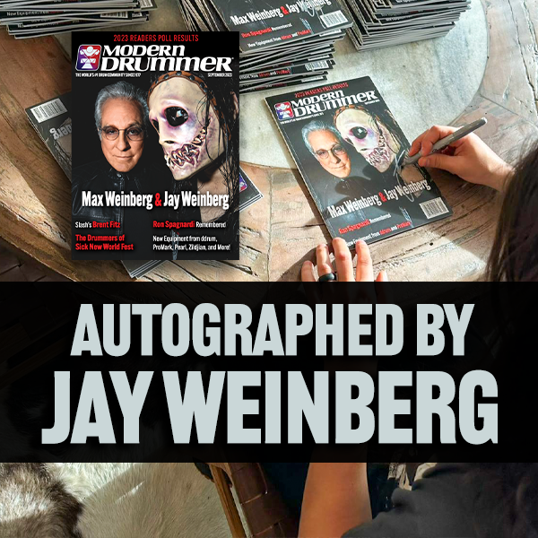 Autographed by Jay Weinberg - Modern Drummer September/October 2023 ... Autographed by Jay Weinberg - Modern Drummer September/October 2023 ...