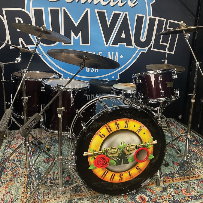 Frank Ferrer’s Guns ‘N’ Roses Pork Pie Drums - Modern Drummer Magazine