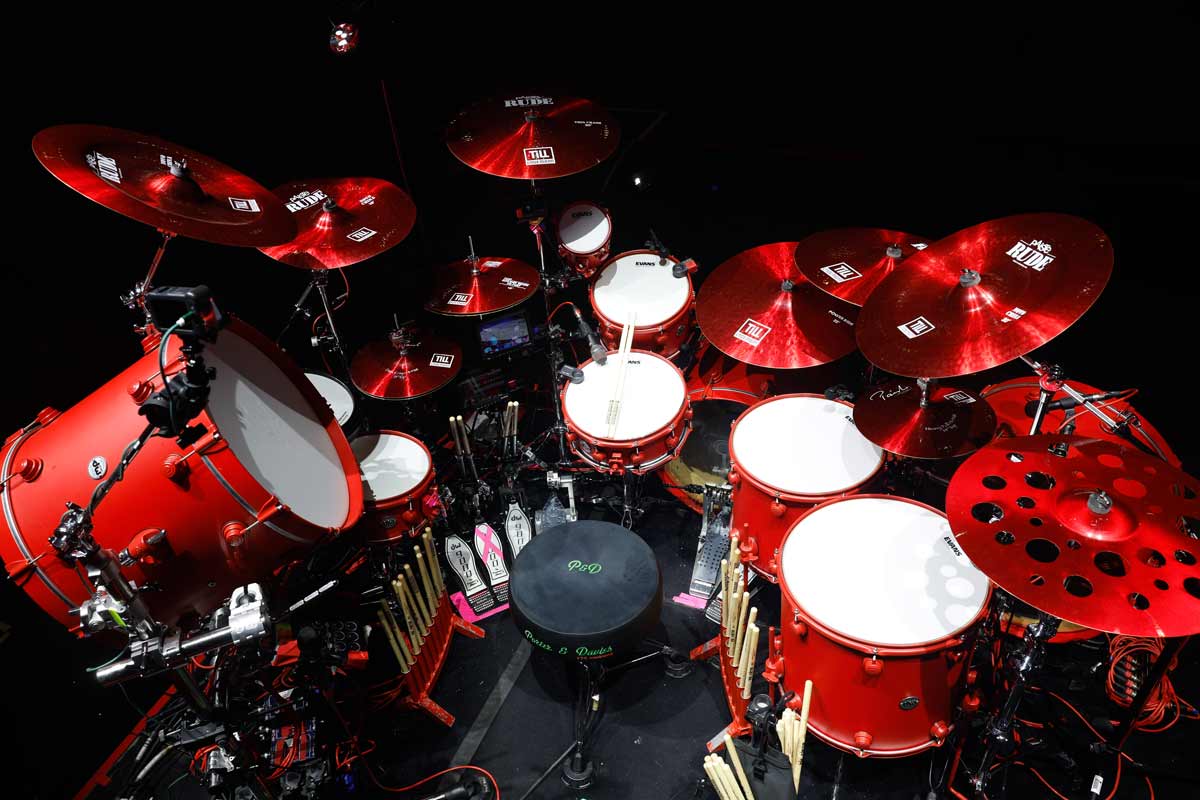 Joe Letz' Till Lindemann Touring Kit - Modern Drummer Magazine
