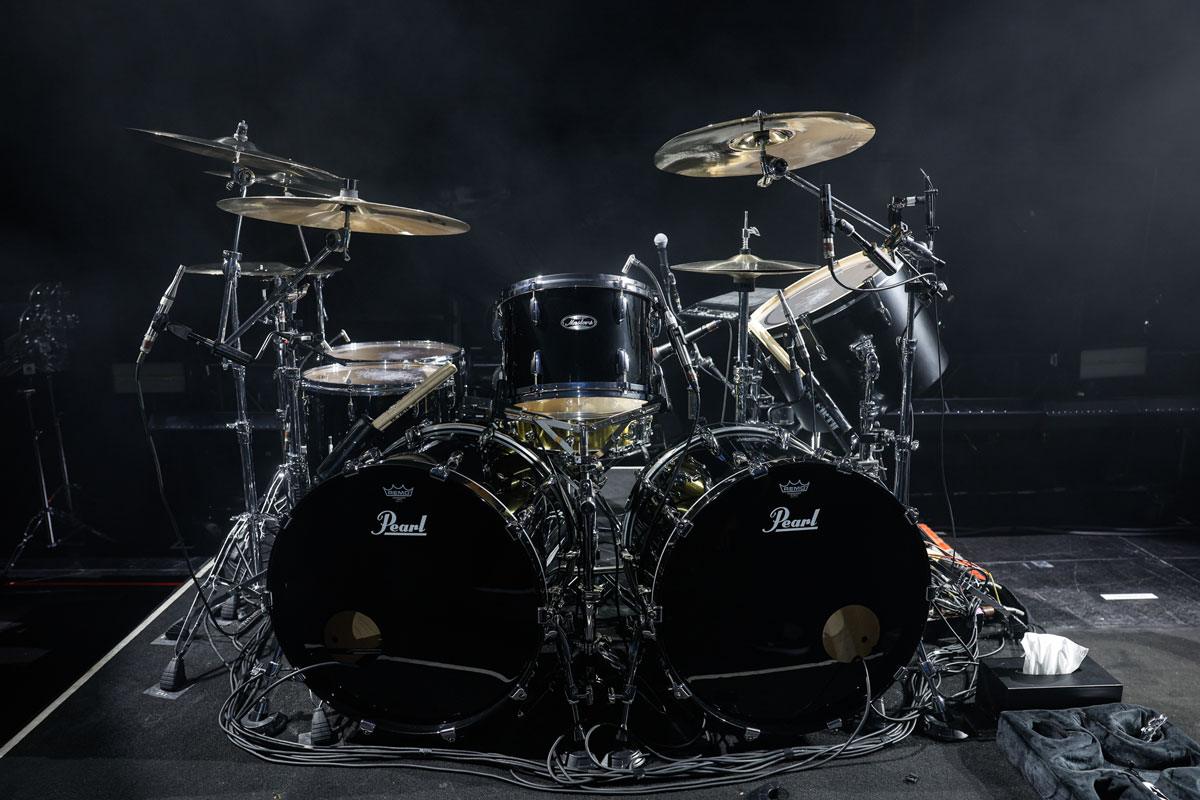 Anthony Ghazel's Daughtry Touring Kit - Modern Drummer Magazine