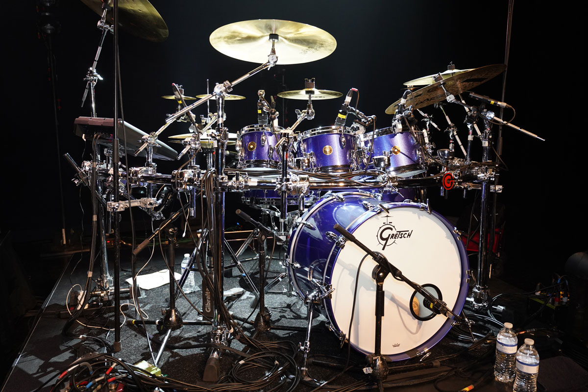 Felix Lehrmann’s Steve Hackett Touring Kit - Modern Drummer Magazine
