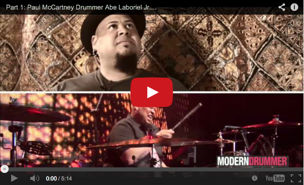 VIDEO - Part 1: Paul McCartney Drummer Abe Laboriel Jr. Interview ...